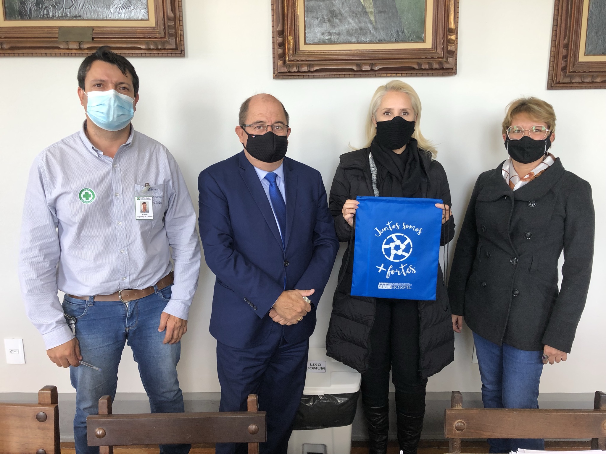 Visita do Sindhosfil/SP à Santa Casa Anna Cintra, em Amparo – Sindicato ...